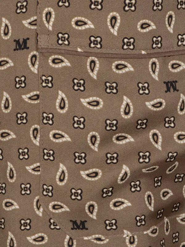 Max Mara Disco Printed Button-up Shirt