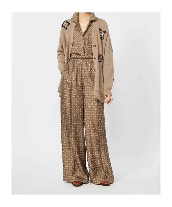 Max Mara Disco Printed Button-up Shirt