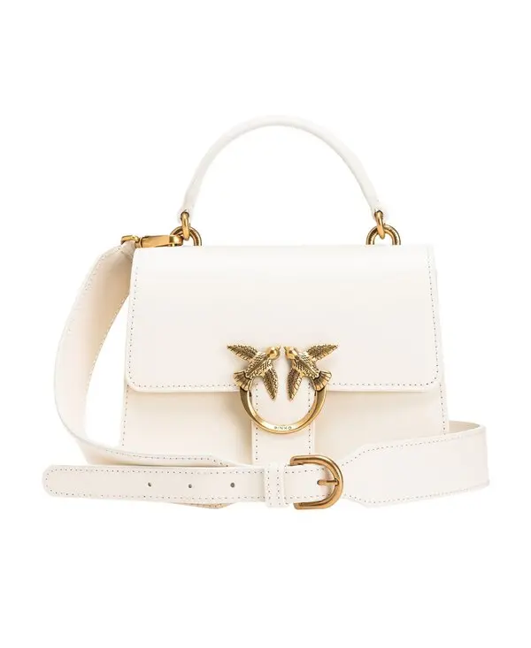 Pinko Love One Fold-over Tote Bag - White