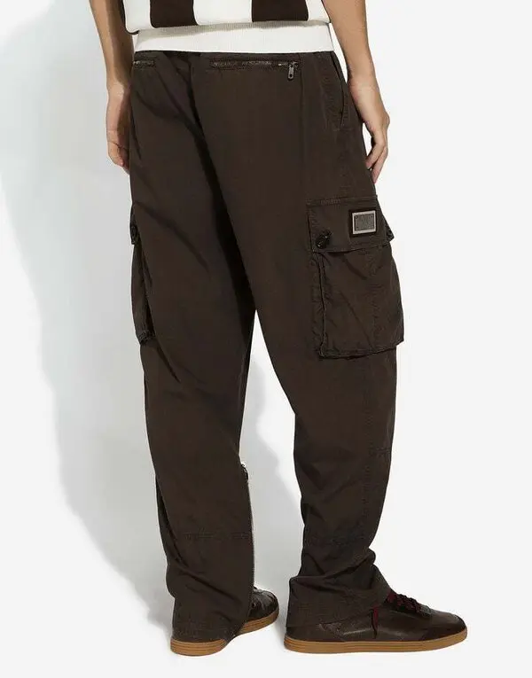 Dolce & Gabbana Cargo Pants With Logo Detail