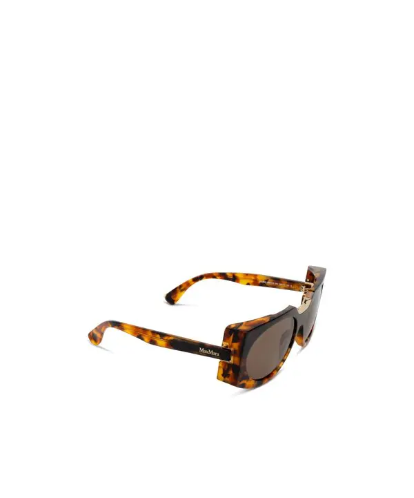 Max Mara Oval Frame Sunglasses - Brown