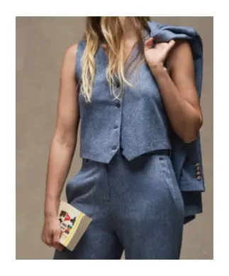 CIRCOLO 1901 Sleeveless V-neck Vest