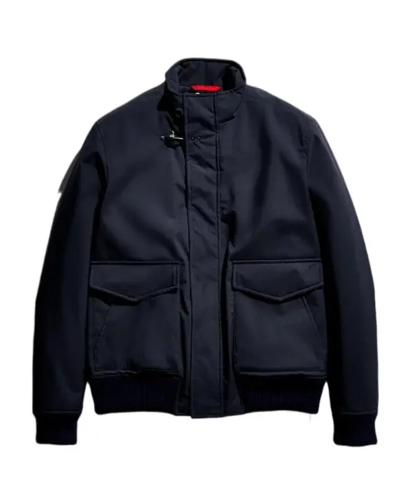 FAY Classic Bomber Jacket With Iconic Clasp