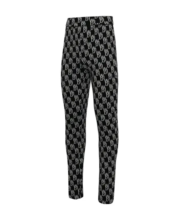 We11Done Monogram Knit Trousers