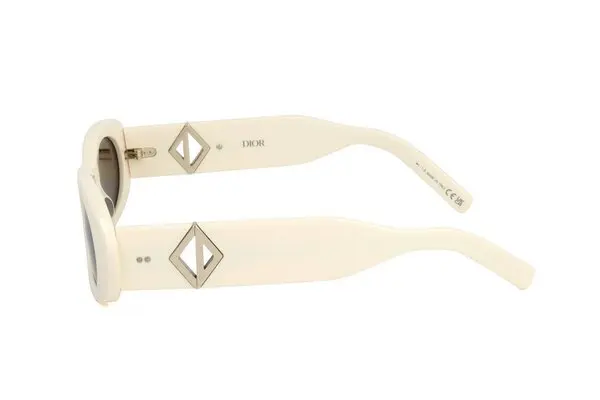 Dior Oval Frame Sunglasses - Nude