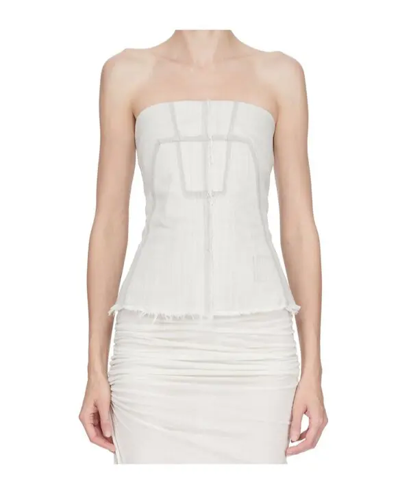Rick Owens Bustier Top - Milk
