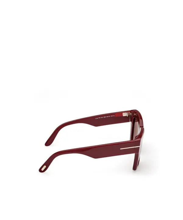 TOM FORD Luna Square Frame Sunglasses