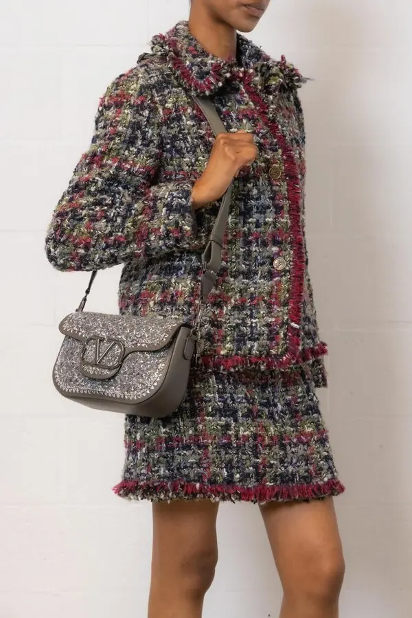 Etro Dyed Tweed Skirt