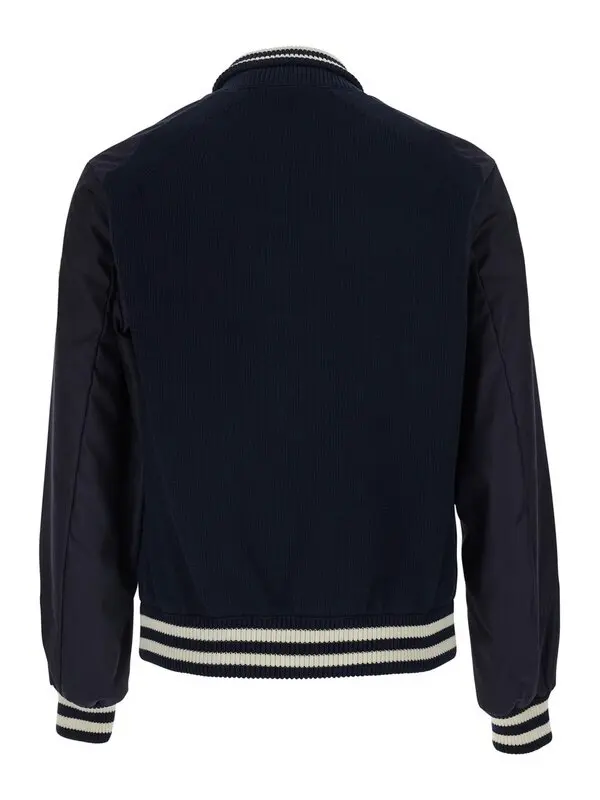 Moncler Panelled Zip-up Cardigan - Black