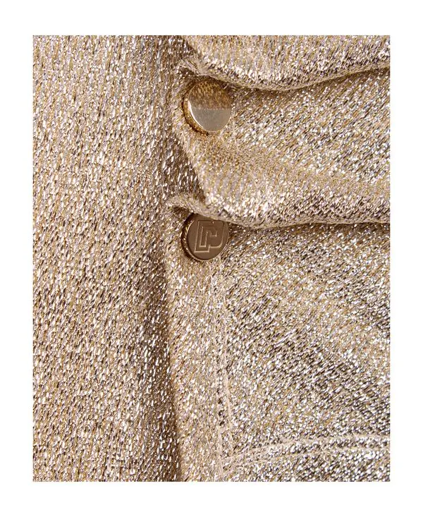 Rabanne Fitted Crewneck Long-sleeved Top With Side Buttons