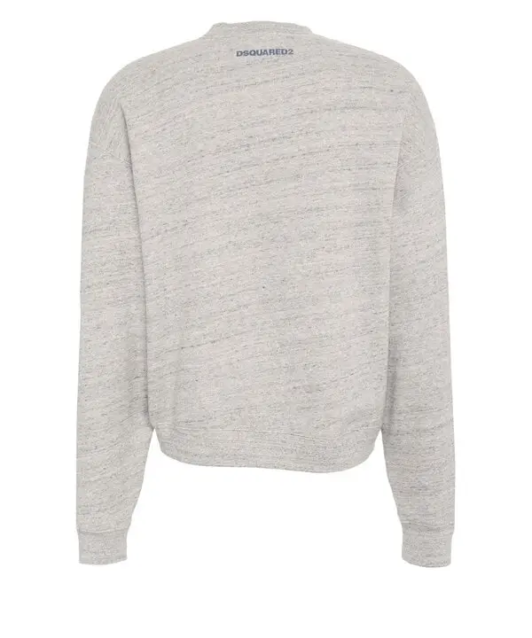Dsquared2 Crewneck Sweatshirt With Smiley Face Print - Grey