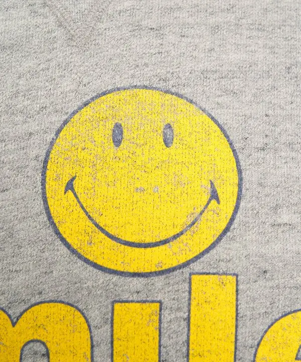 Dsquared2 Crewneck Sweatshirt With Smiley Face Print - Grey
