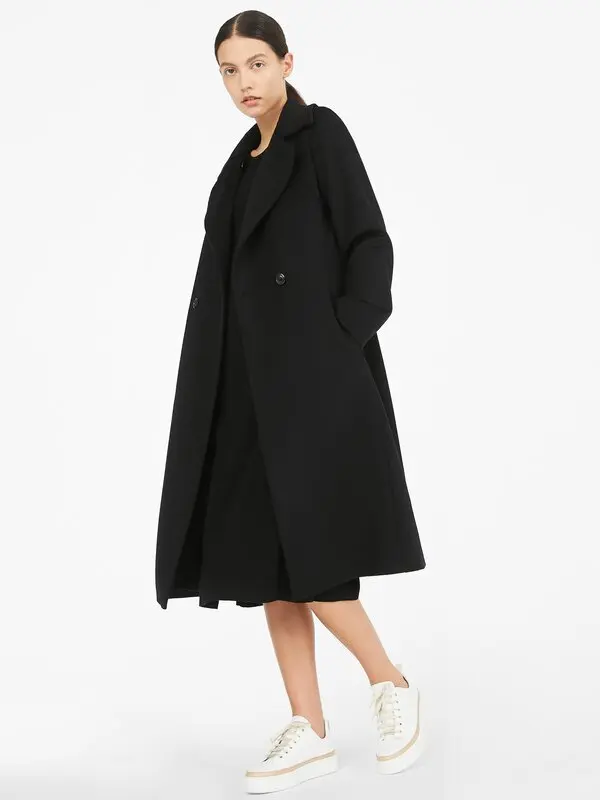 Max Mara Belted Long-sleeved Coat