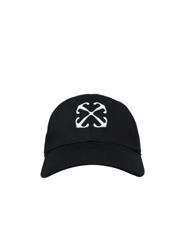 Off-White Arrows Embroidered Baseball Cap - Black