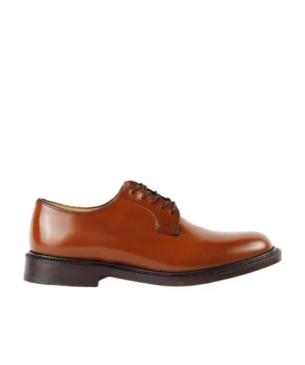 Church's Leather Lace Derby Shoes - Brown