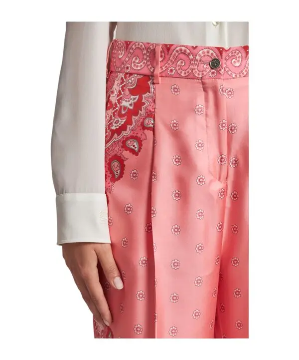 Etro Paisley Print Tailored Trousers