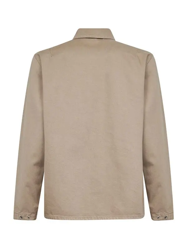 Stone Island Compass Patch Denim Overshirt