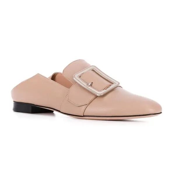 Bally Buckled Leather Loafers