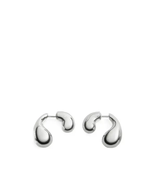 Bottega Veneta Mini Drop Earrings - Silver