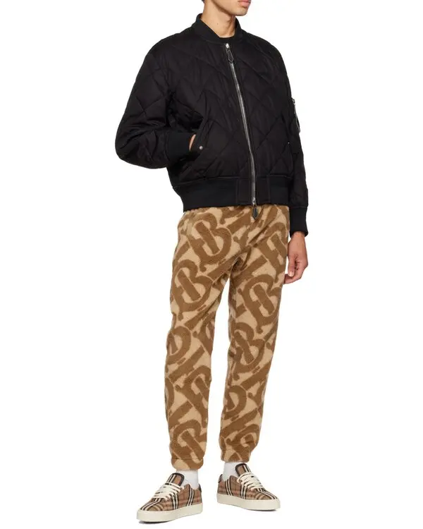 Burberry Tb Monogram Jacquard Track Pants - Brown