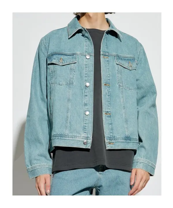 SAMSOE SAMSOE Denim Trucker Jacket - Blue