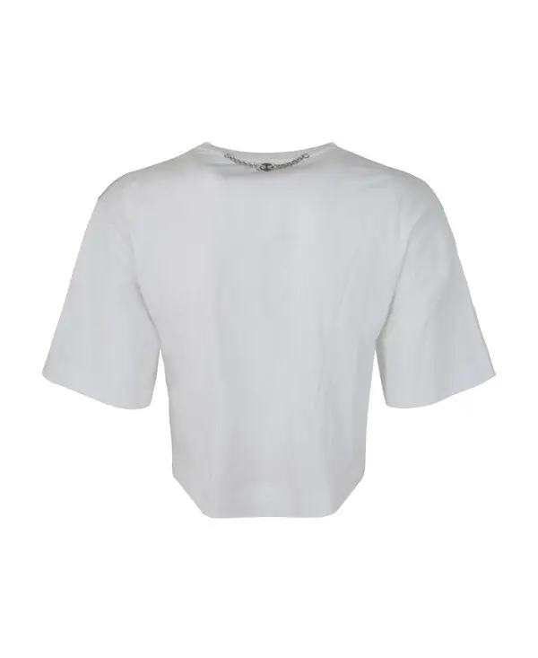 Rabanne Metallic Mesh Crewneck T-shirt