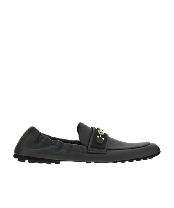 FERRAGAMO Gancini Buckle Slip-on Loafers