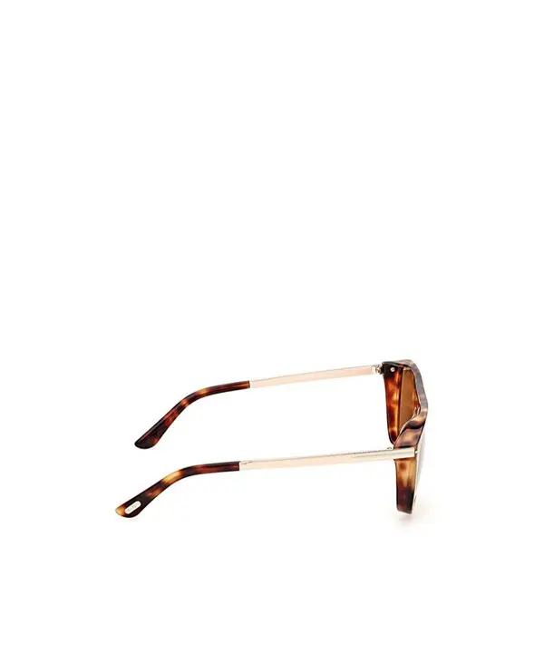 TOM FORD Lionel Pilot Frame Sunglasses With Tortoiseshell Pattern - Nude