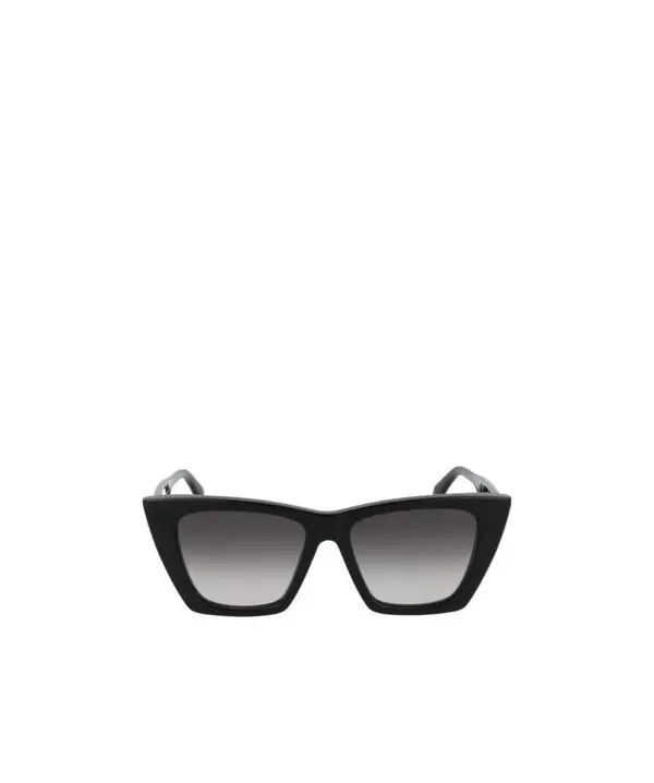 Alexander McQueen Cat Eye Frame Sunglasses - Black