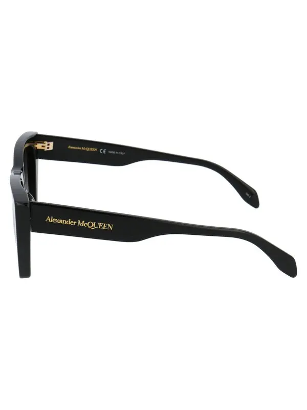 Alexander McQueen Cat Eye Frame Sunglasses - Black