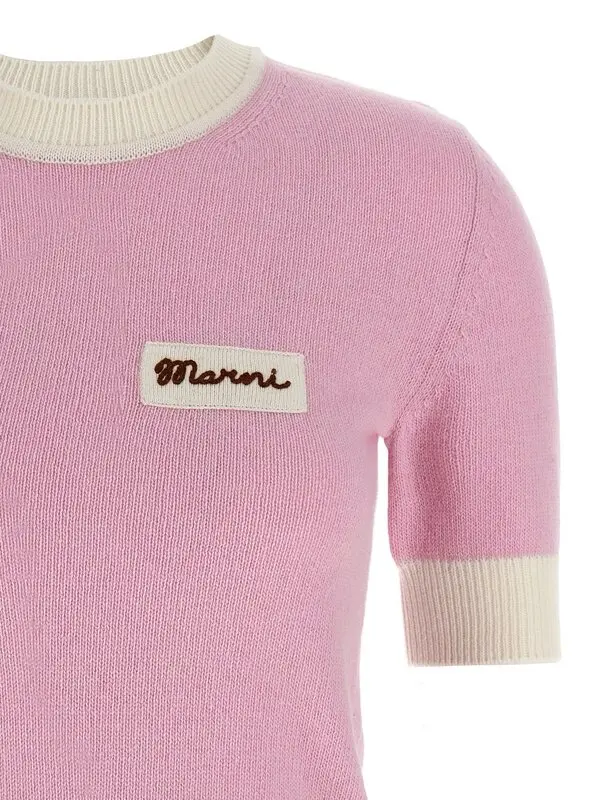 Marni Logo Embroidered Jumper