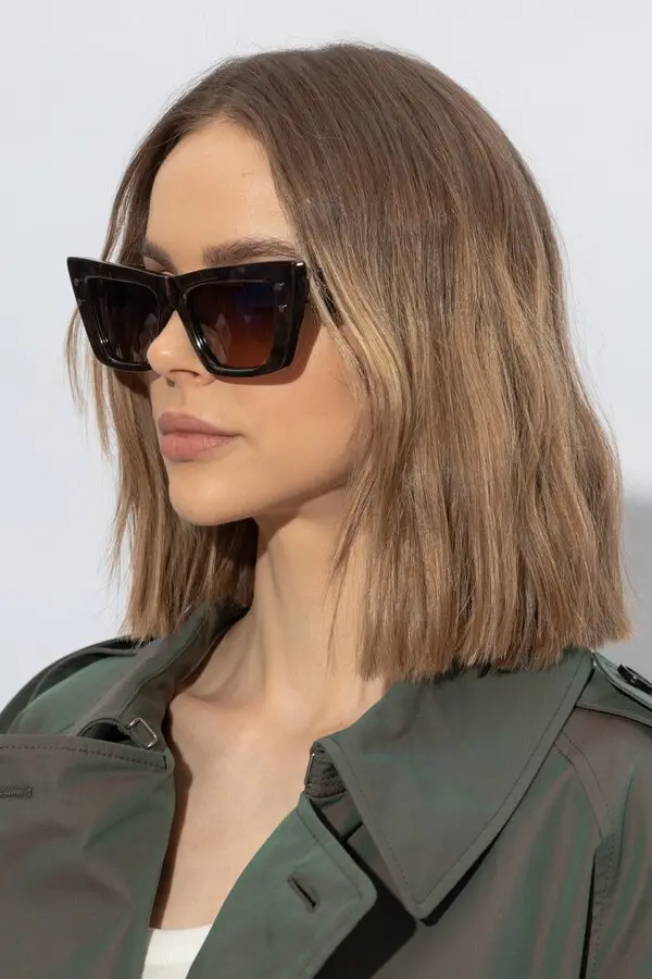 Balmain Logo Sunglasses - Brown