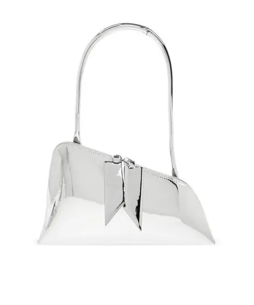 Attico Sunrise Shoulder Bag - Silver