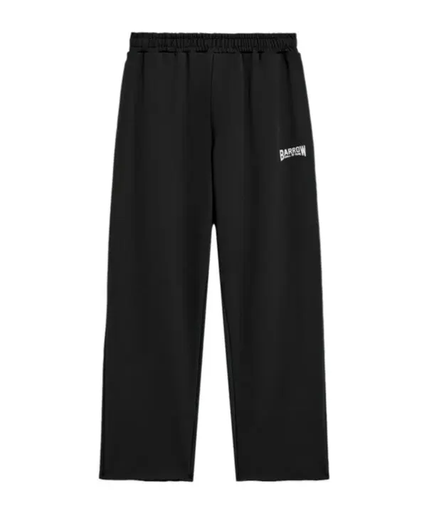 BARROW Loose Fit Trousers With Logo Embellishment - Black