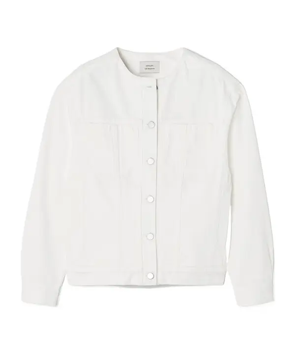 Loulou De Saison Rima Patch-pocket Jacket - Ivory
