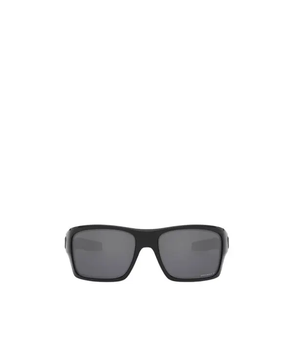 Oakley Rectangular Sunglasses With Tinted Lenses And Logo Detail - Gray
