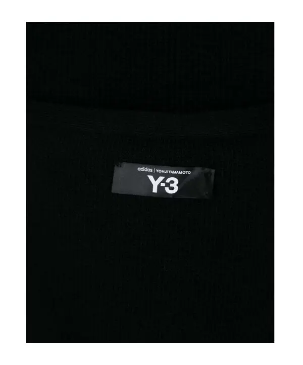 Y3 Logo Printed Sleeved Scarf With Zippered Pockets