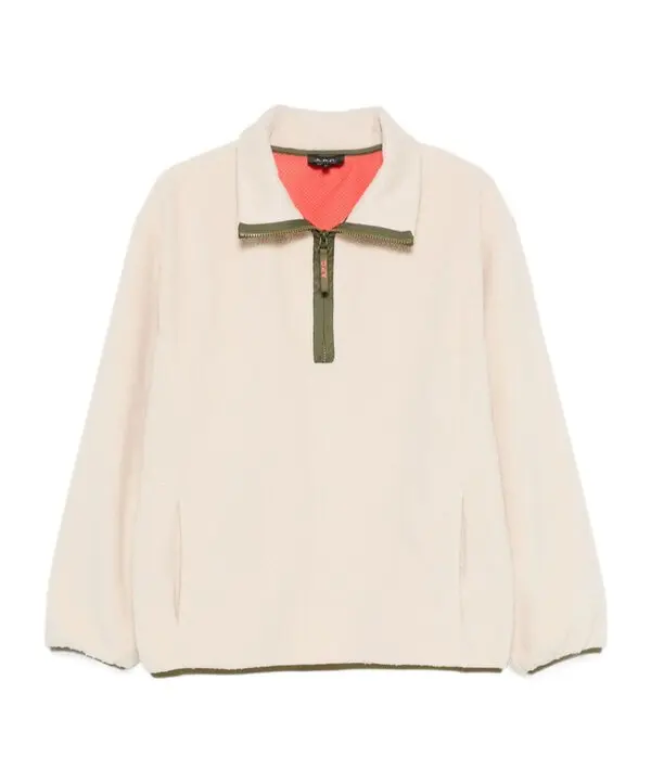 A.p.c. Half-zip Fleece Sweatshirt - White