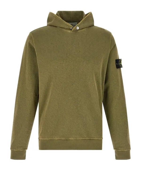 Stone Island Logo Patch Hoodie