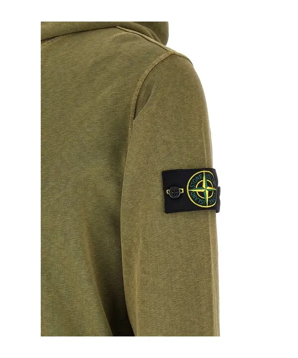 Stone Island Logo Patch Hoodie