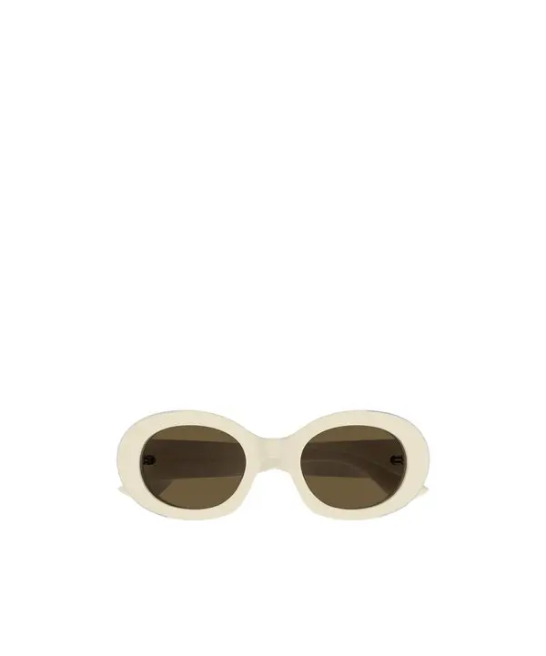 Alexander McQueen Round Frame Sunglasses - Green