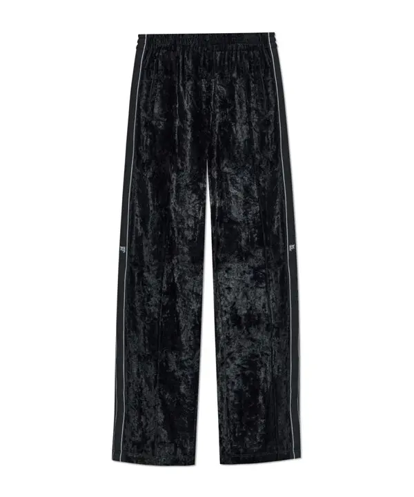 Alexander Wang Velvet Track Pants - Black