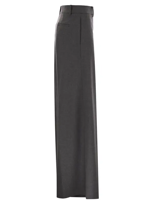 Herno Belt Loop Casual Pants - Black