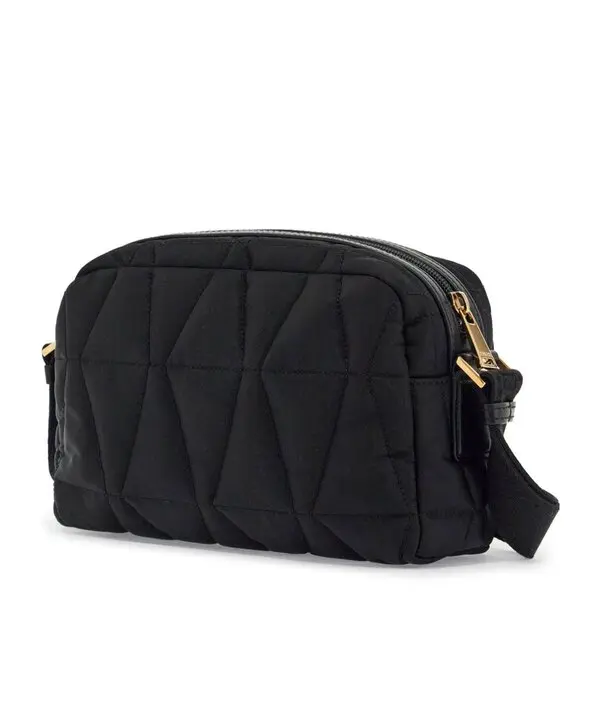 Versace Quilted Logo Camera Bag