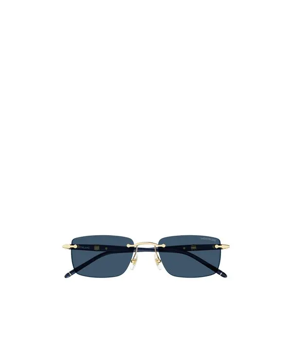 Montblanc Rectangle Frame Sunglasses - Blue