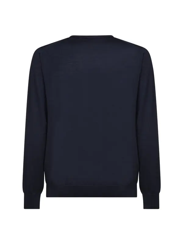 Prada Long Sleeved Crewneck Jumper - Blue