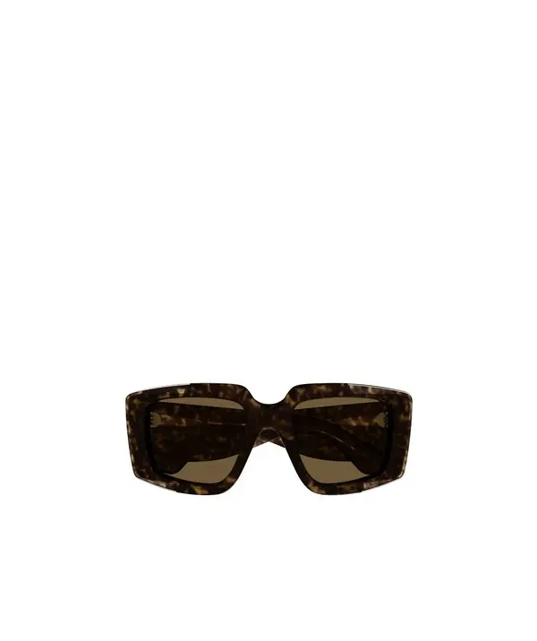 Alexander McQueen Square Frame Sunglasses - Black