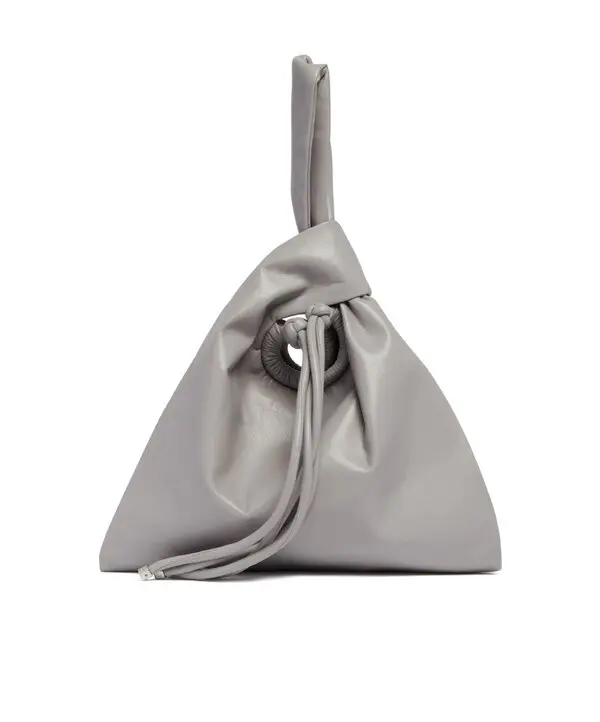 Nanushka Jen Drawstring Clutch Bag - Grey