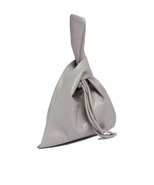 Nanushka Jen Drawstring Clutch Bag - Grey