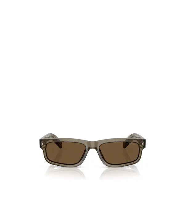 Prada Rectangular Frame Sunglasses - Green